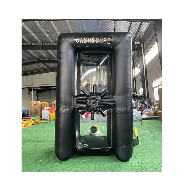 Hot Sale Inflatable Money Grabbing Game Inflatable Cash Cube With 2 ...