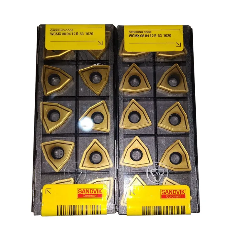 100 Original Cnc Drilling Inserts Wcmx080412r-53 1020 Carbide Drill ...