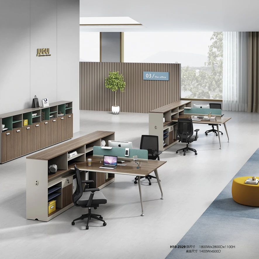 Modern Computer Desk Normal Office Table with Drawer Office Partition ...