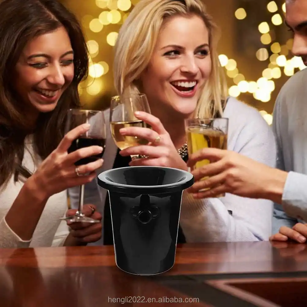 Spit Barrel Plastic Ice Bucket - Double Handles & Party Fun