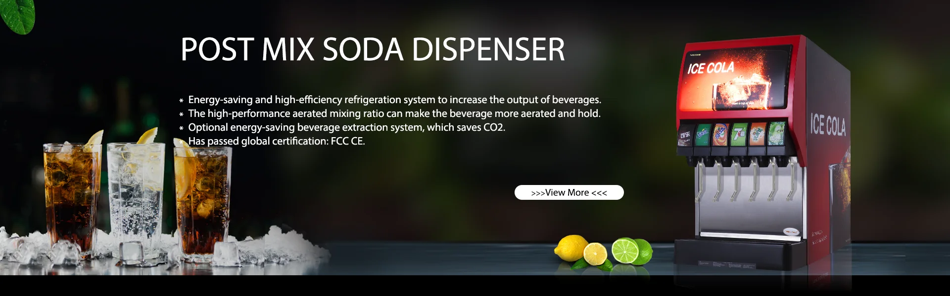 4 Flavors Juice Dispenser Machine with Eclectic Syrup Pump