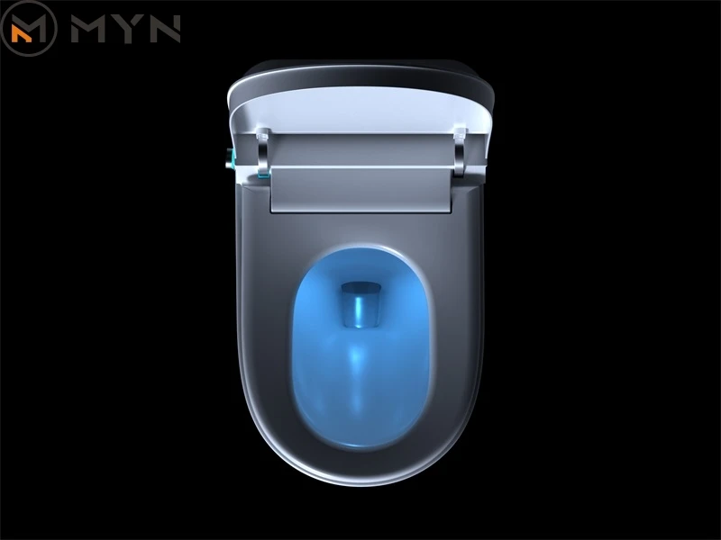 Smart Toilet with Hidden Water Tank - Intelligent Bathroom