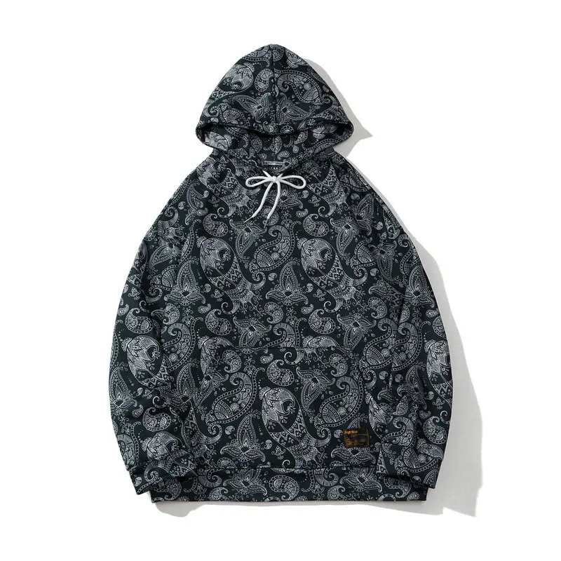 Newest Design Bandana Paisley Pattern All Over Full Printing Hoodie ...