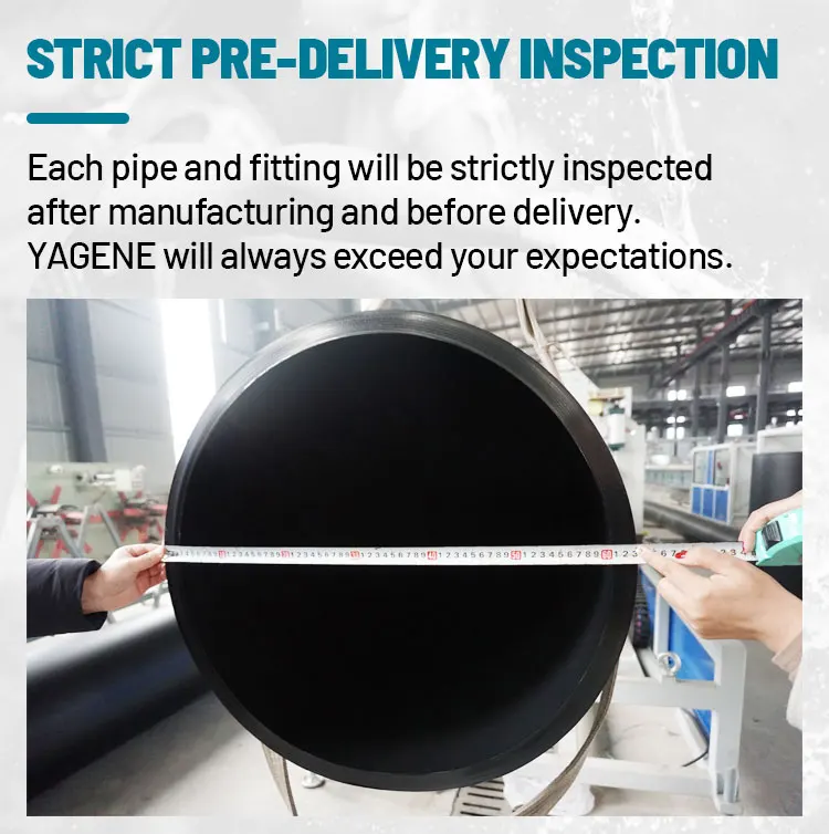 YAGENE Wholesale 2 Inch 3 Inch 4 Inch HDPE Pipe Hdpe Water Pipe PE100 ...
