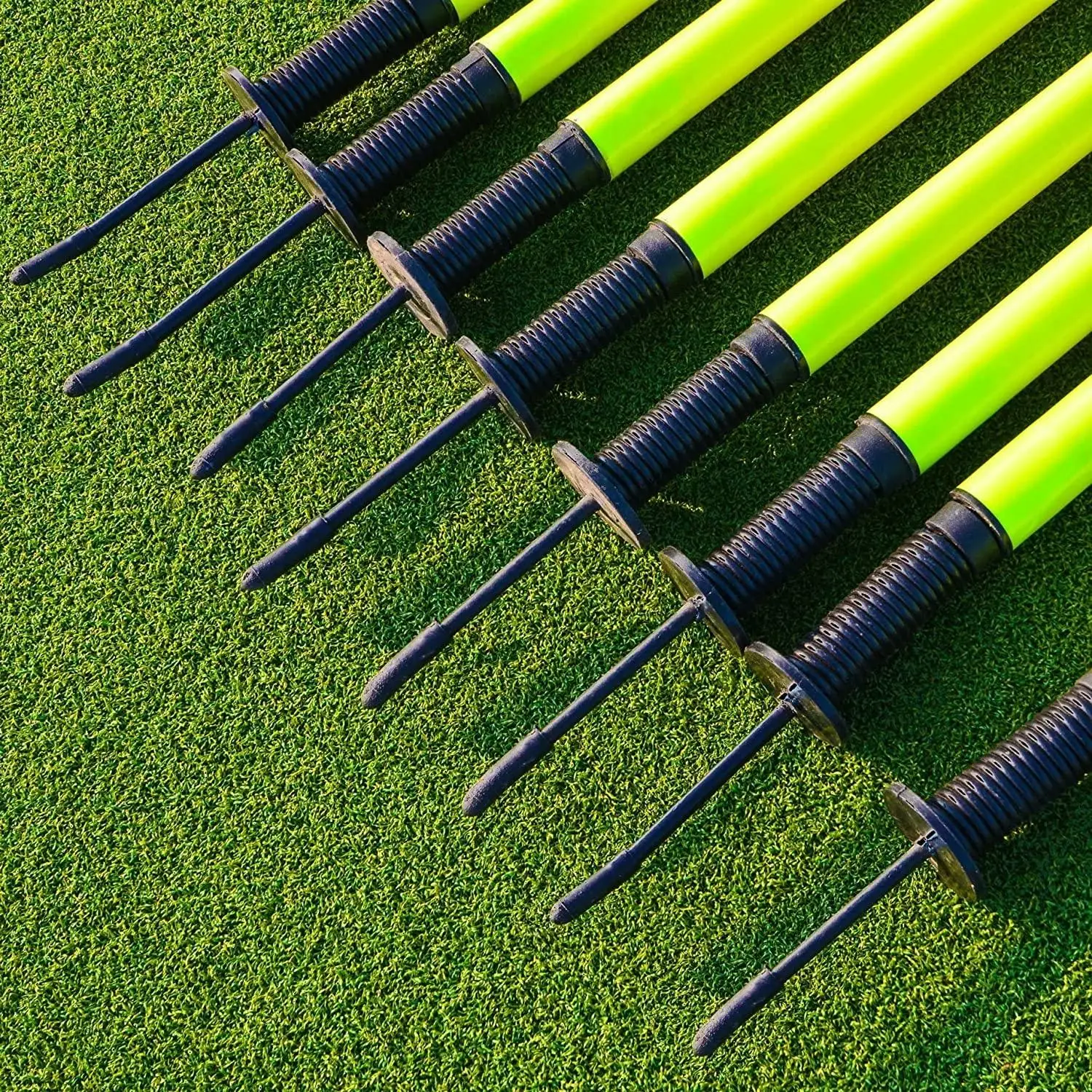 Soccer Training Equipment - Agility Salom Poles Set