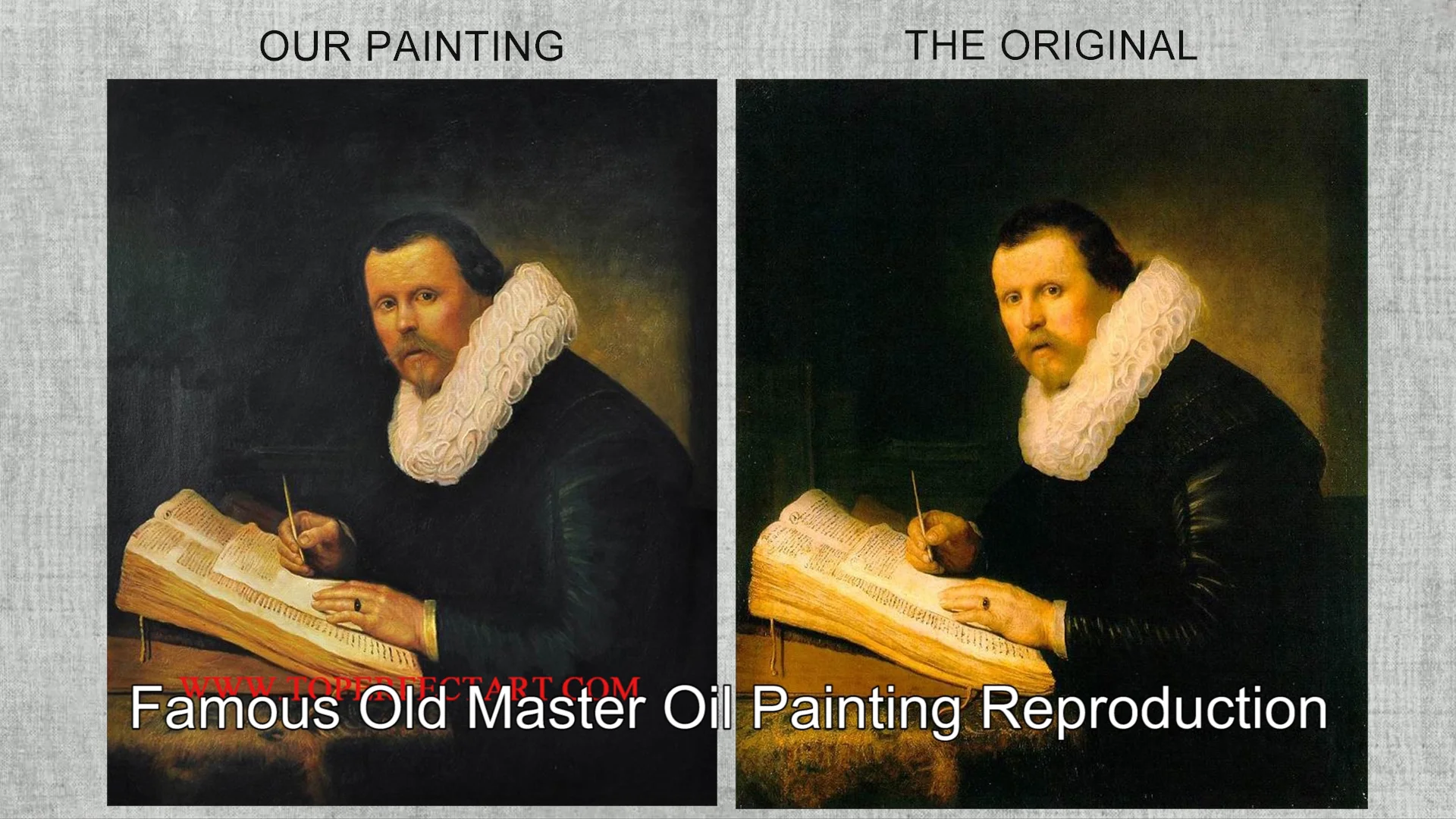 Hand Painted Famous Oil Painting Reproduction Of Rembrandt Van Rijn ...