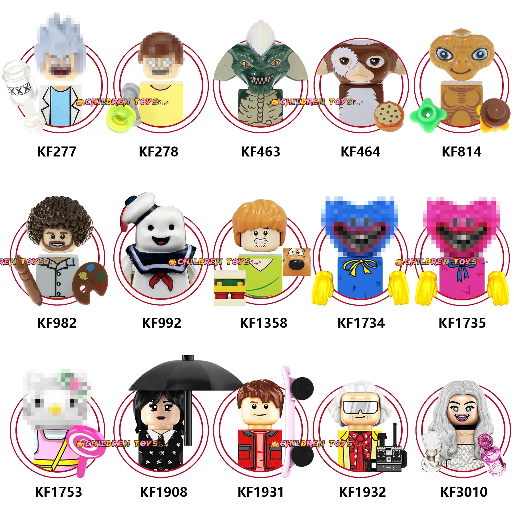 Princess Elsa Alana Anna Prince Eric Merida Olaf Cartoon Mini Action ...