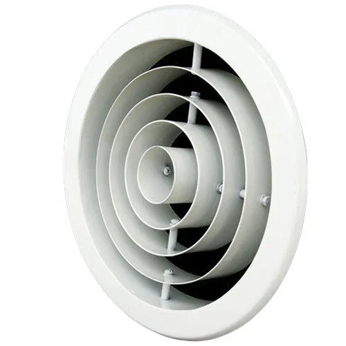 Hvac Air Supply Diffuser Air Duct Conditioning Vent Aluminum Round ...