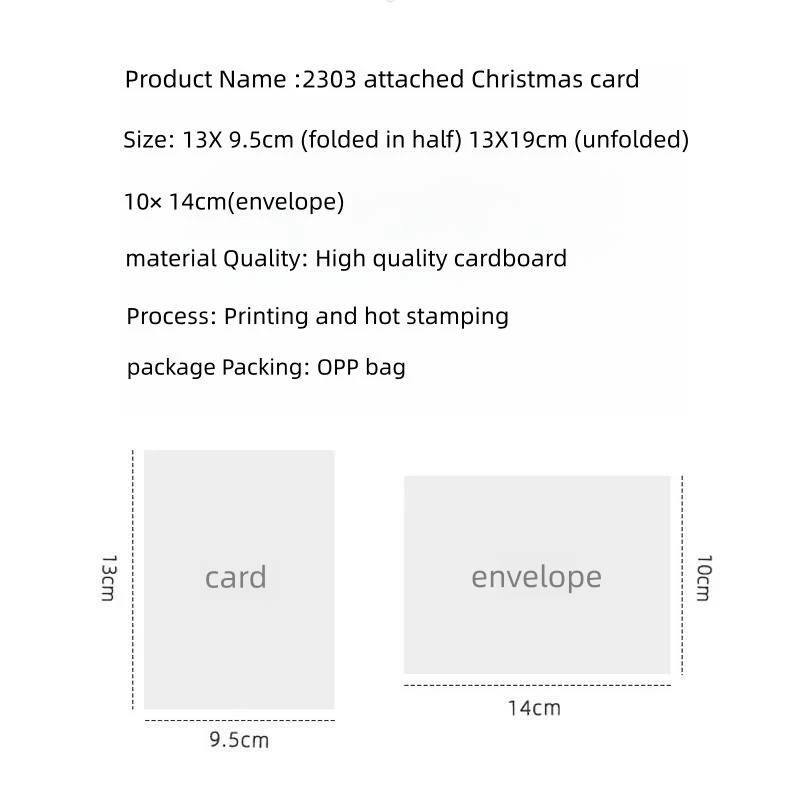 2024 New Cartoon Pop Up Christmas Greeting Cards Christmas Eve Wishes ...