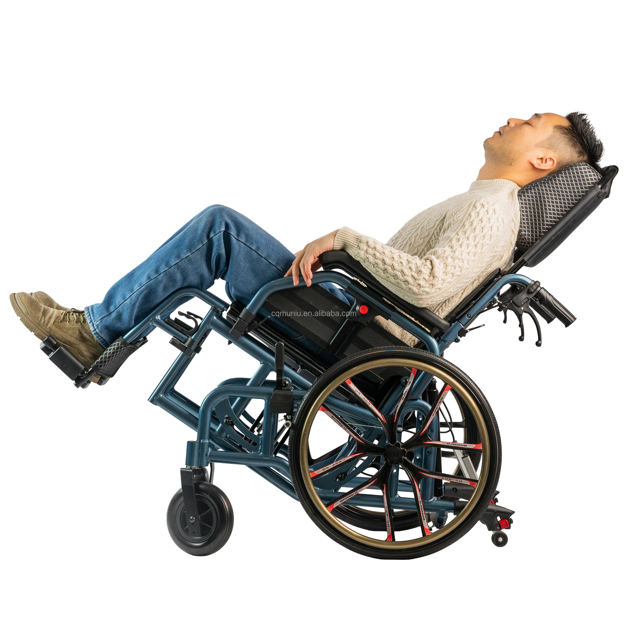 Manual Tilt in Space Wheelchair - MUNIU Power Mobility