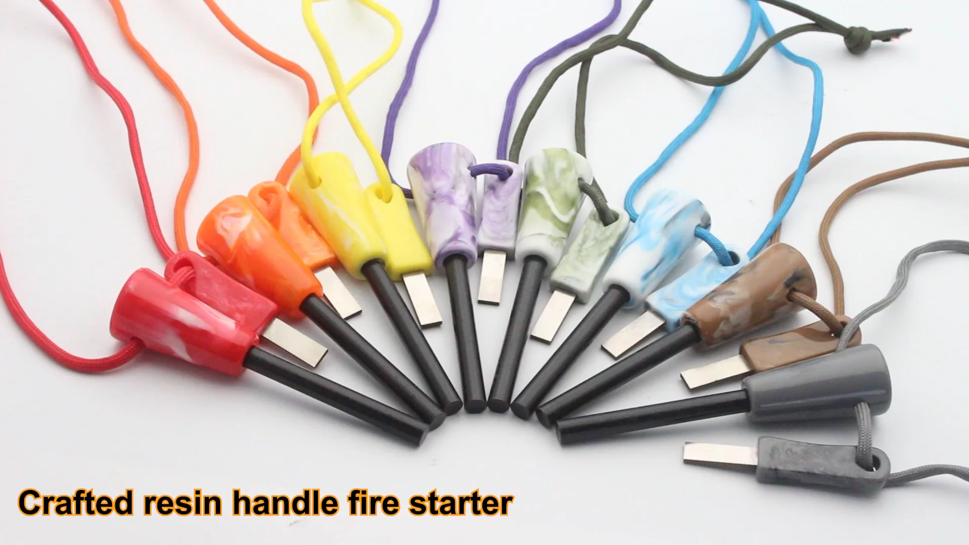 High Speed Steel Striker Survival Flint Fire Starter Blowing Pipe Gift ...