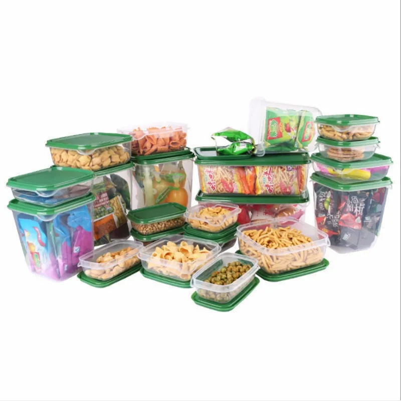 HYRI 2024 Hot Plastic Food Container Set - 17-Piece BPA Free Kitchen ...