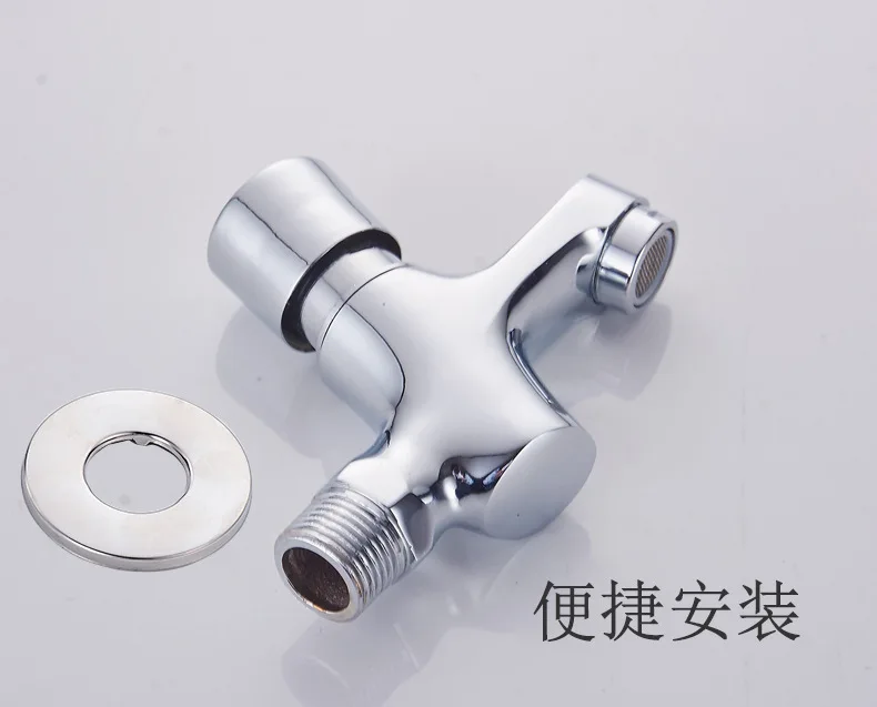 Time Delay Faucet Wall Mounted Bathroom Basin Sink Brass Hand Push ...