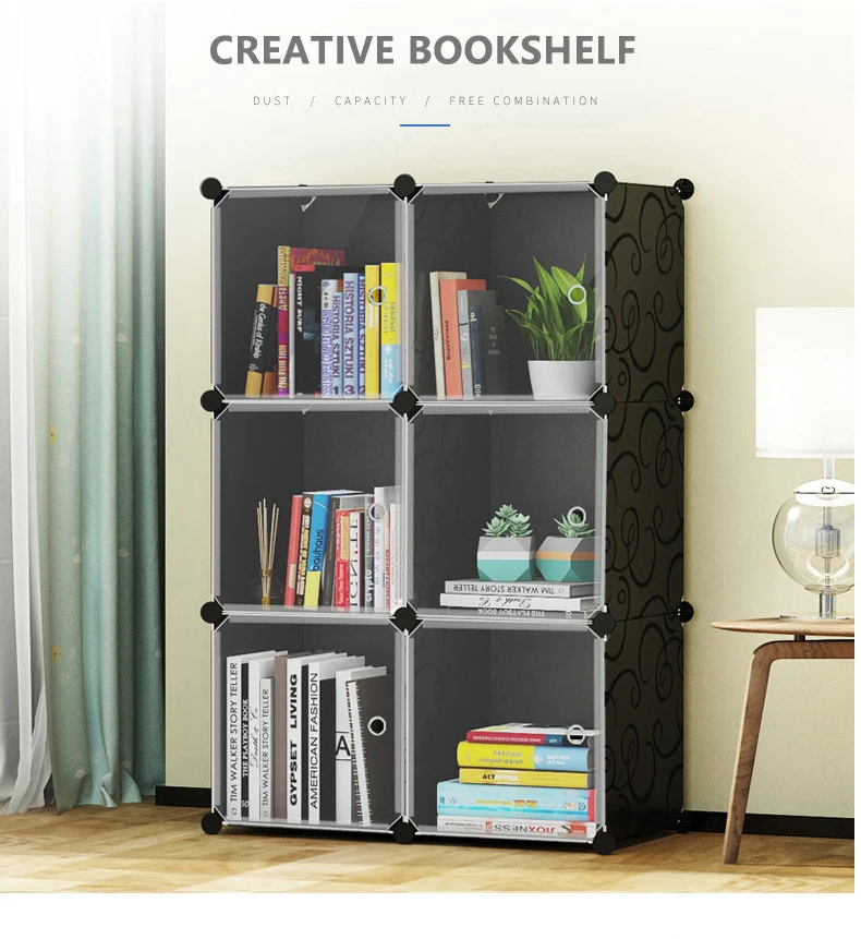 16 Cube Folding DIY Plastic Wardrobe Cabinet - Portable Closet for ...