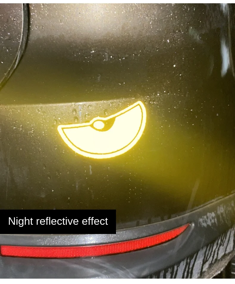 Reflecting Car Stickers Anti-Collision Night Vision Warning Stickers ...