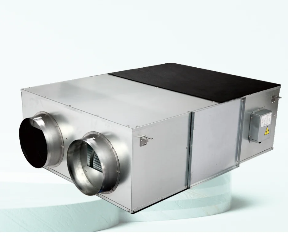 FULUDE 100mm 150mm 250mm air exchanger heat recovery air to air cross ...