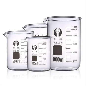 5ml 25ml 50ml 100ml 150ml 250ml 500ml 1000ml 2000mlpyrex Borosilicate ...