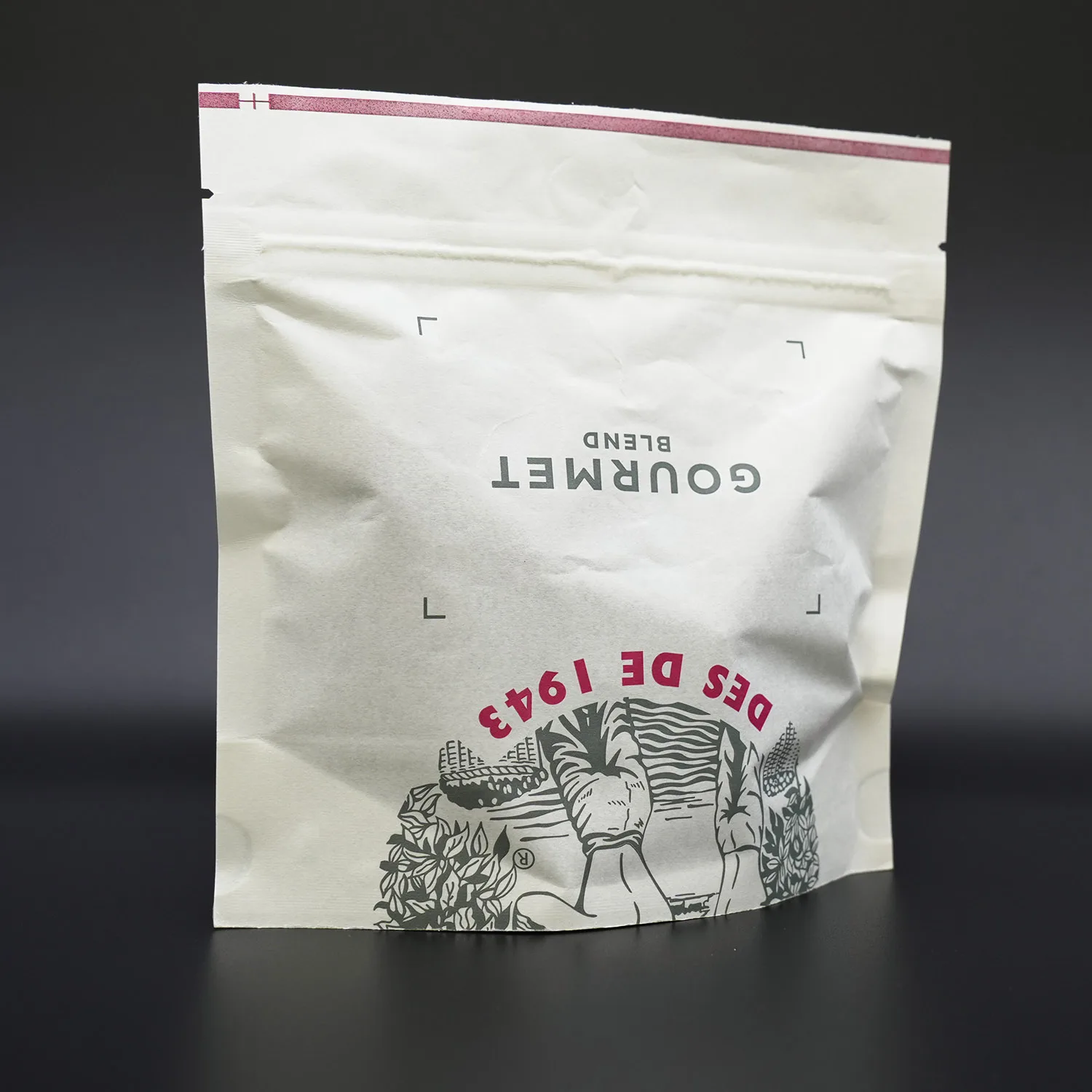 Custom Biodegradable Compostable Eco Friendly Commercial Food Produce Packaging Storage Zipper ...