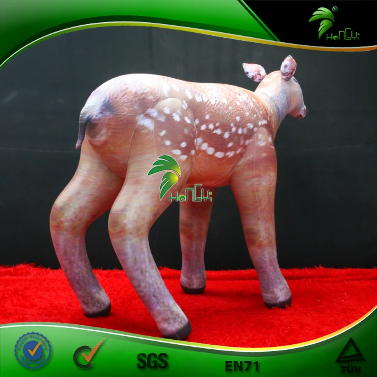 Real Style Giant Inflatable Deer Model Inflatable grounding Animal Show ...