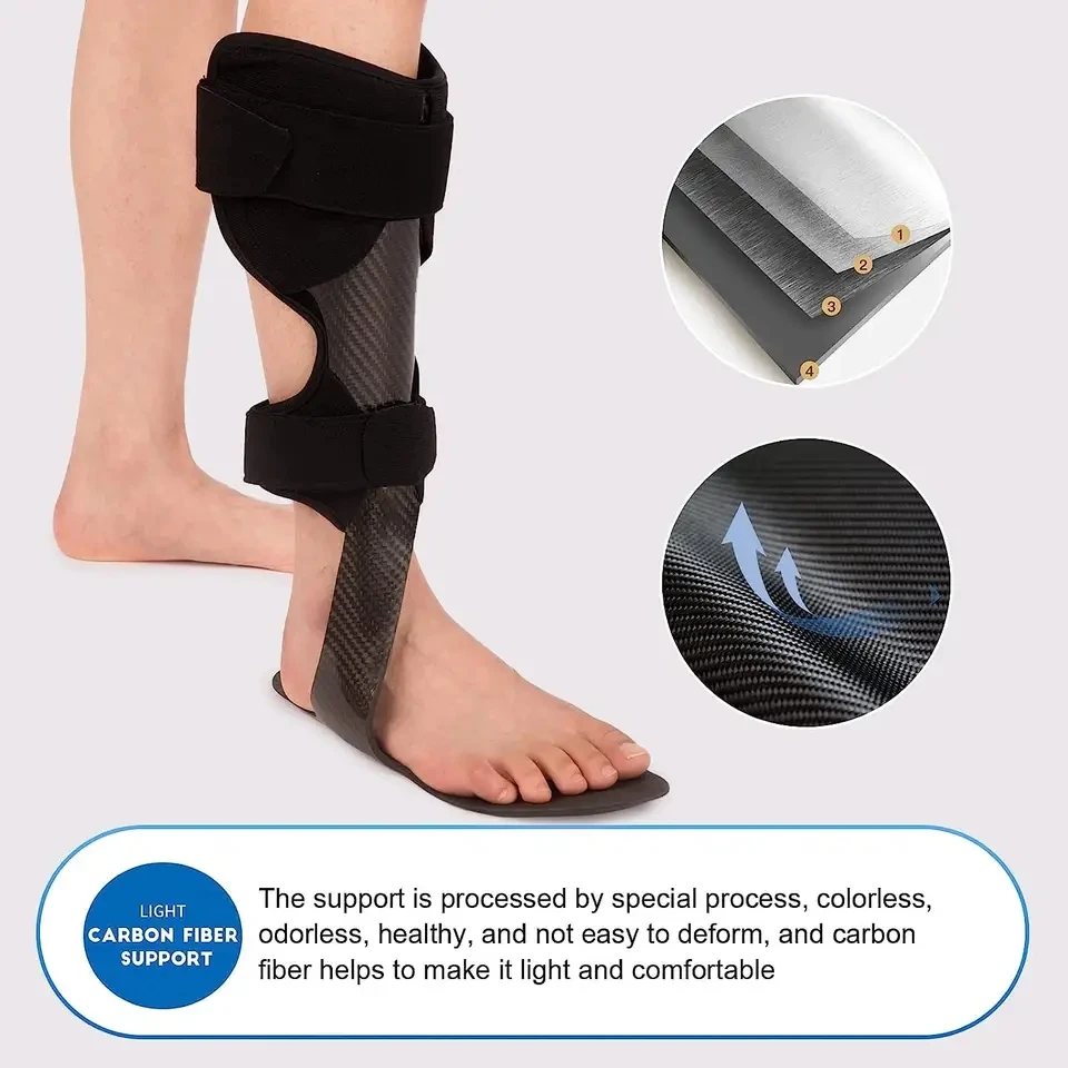 HKJD Ankle Foot Orthosis - Carbon Fiber AFO for Drop Foot