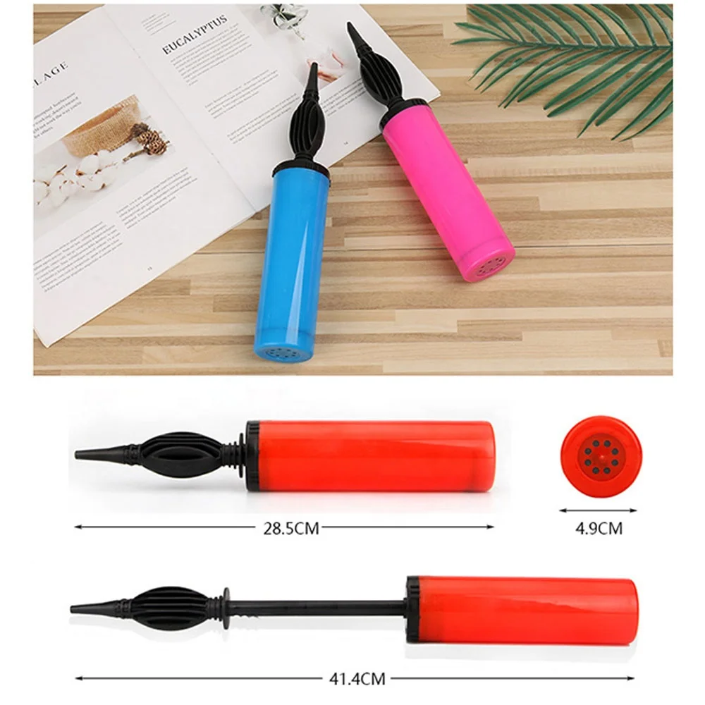 Professional Green Purple Double Hand Held Balloon Pump