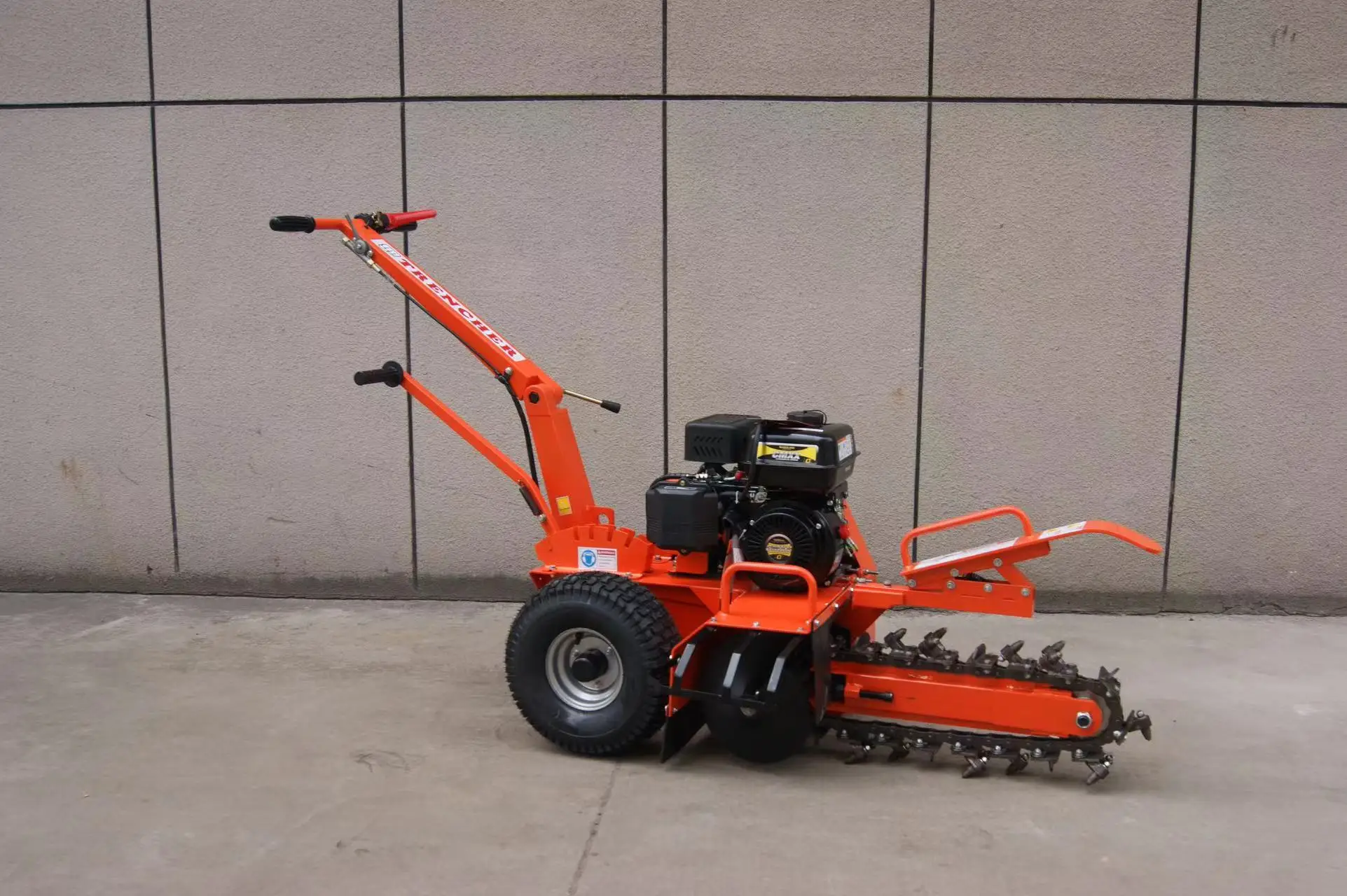 15hp Trenching Machine Mini Chain Trencher Super Durable Orchard ...
