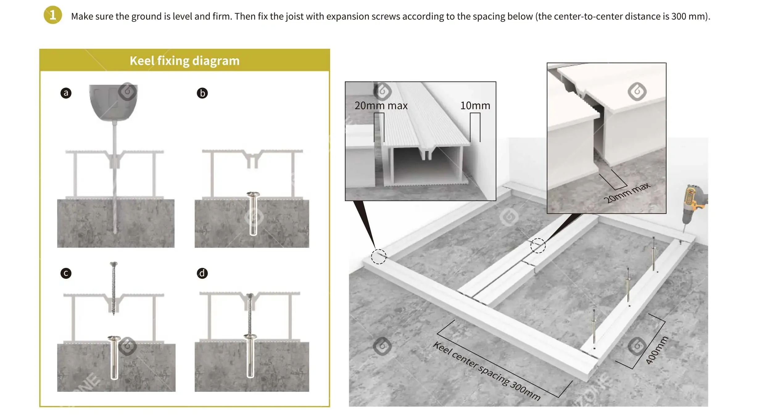 Fire Retardant Hollow Floor 3d Embossed Water Resistant Outdoor Wpc ...