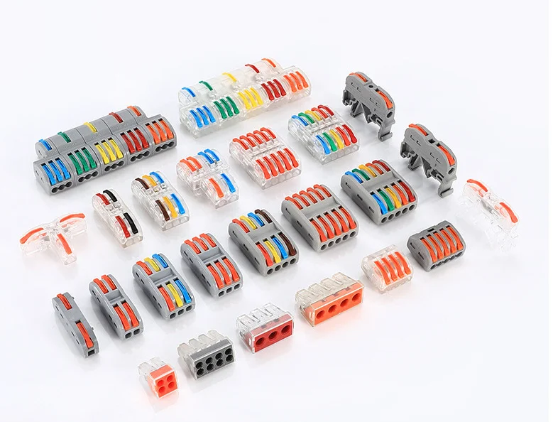 Fast Splice Electrical Quick Lever Nuts Cable Wire Connector Terminal ...