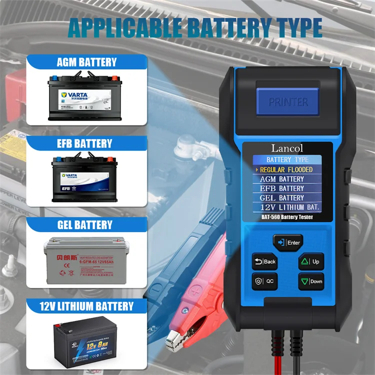 Lancol Fast QC 40-3000CCA - Comprehensive 12V Battery Tester