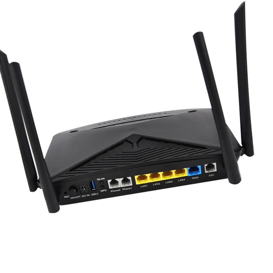802.11AX Wifi 6 Vdsl Modem 1800mbps Dual Band Router for SOHO