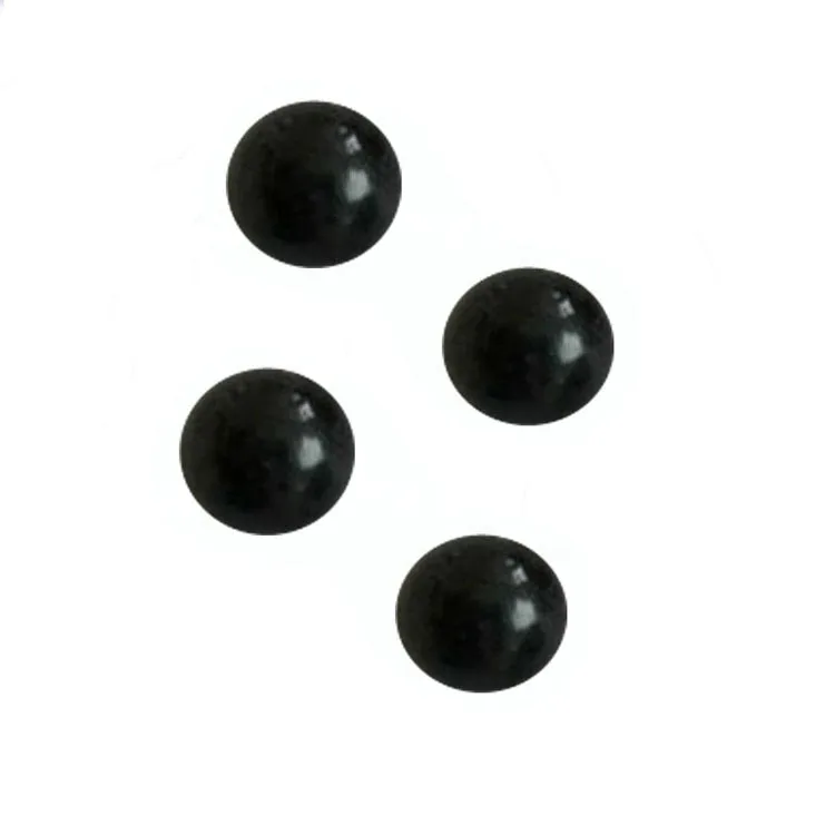 Custom Molded Solid Round Rubber Ball Black Silicone Rubber Ball - Buy ...