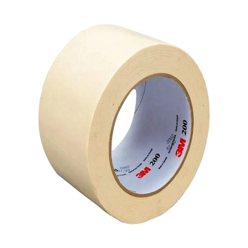 Customsized 3M 200 Creper Paper Masking White Rubber Adhesive Tape| Alibaba.com
