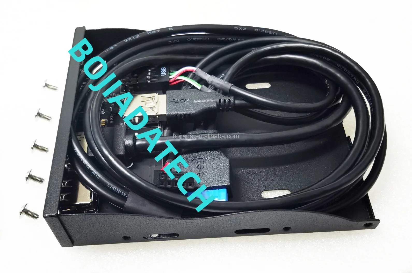 3.5" Desktop Front Panel With 2 X USB 2.0 & 1 USB 3.0 + 1 Type-C ...