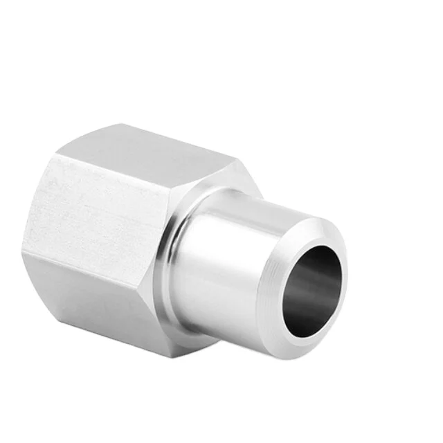 Swagelok Type Female Connector Metric Butt Weld Straight Fitting Metric ...