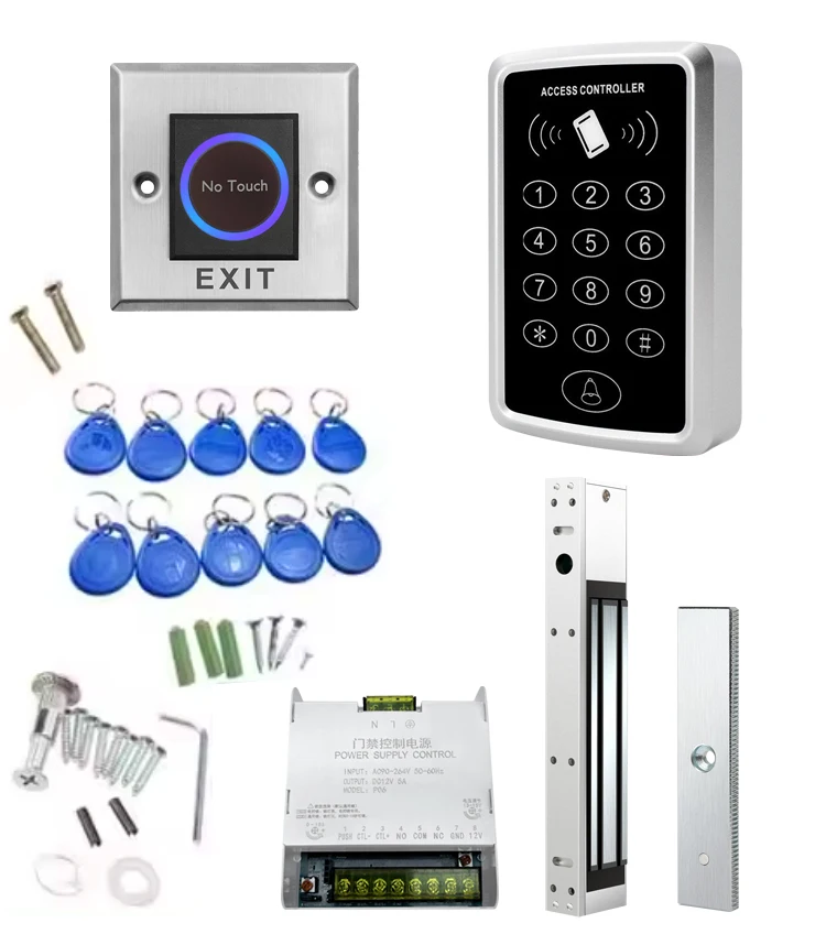 Simple Install Access Control Kit Include Keypad 280kg Electric ...