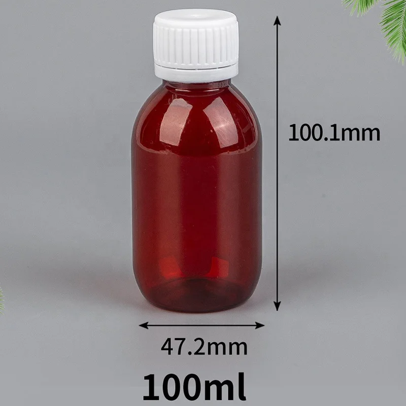 Liquid Sampling Sample Thread Bottles 100ml Amber Plastic Thread ...