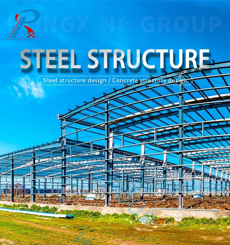 Prefabricated Construction Industrial Metal Materials Hangar Shed ...