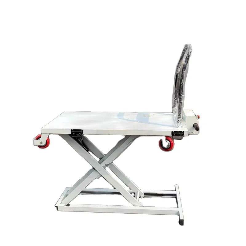 Self-loading Portable 300kg 1000mm Lifting Tables Electric Scissor Lift ...