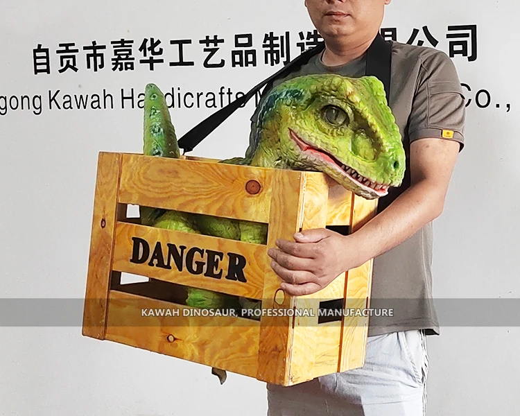 Lifelike Cute Baby Dragon Puppet Dinosaur Hand Puppet