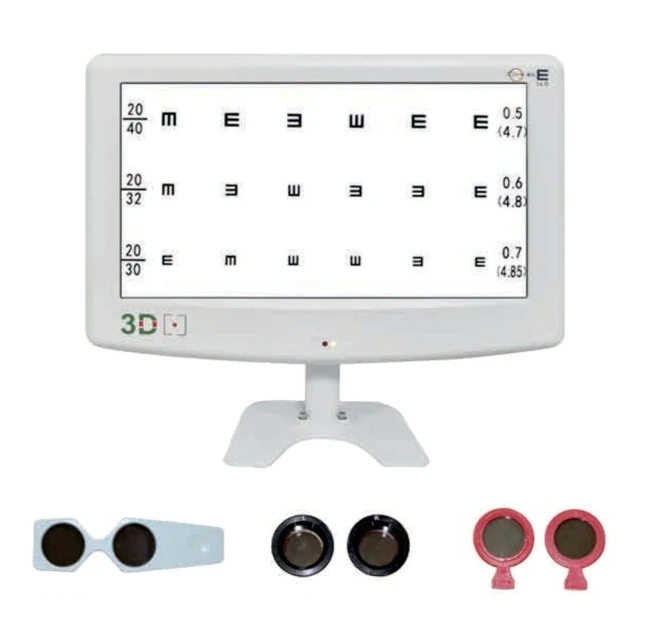 LCD LED Vision Chart with POLARIZED 3D LCP-200 with Polarized 3D ...