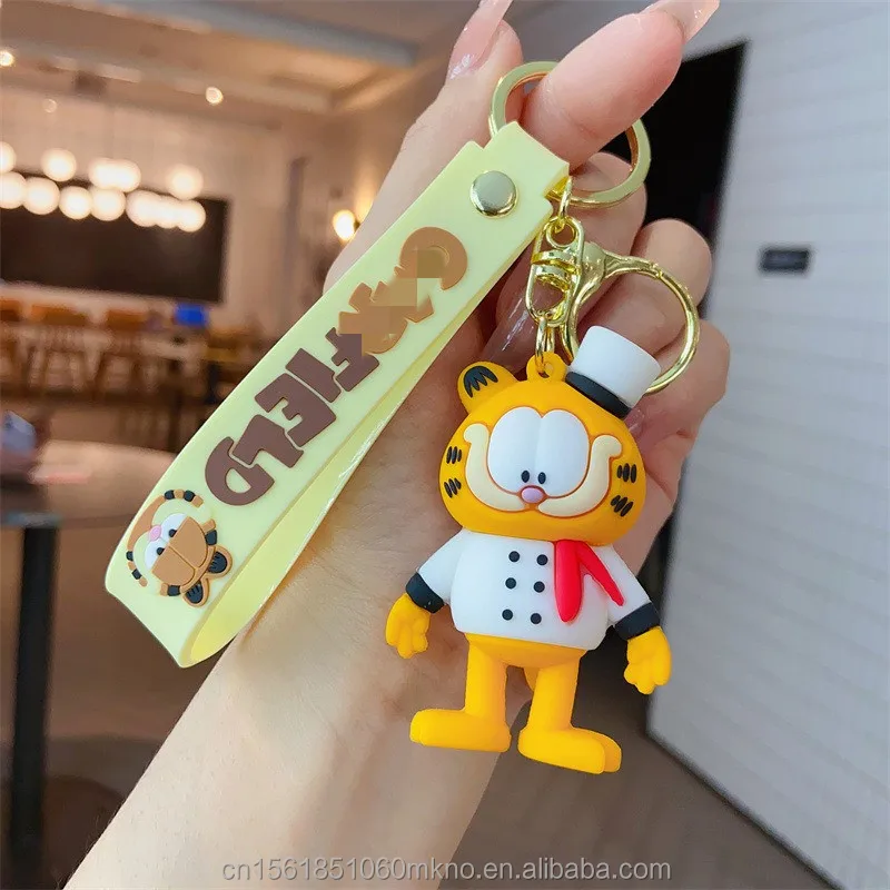 Cute Creative Anime Cartoon Lucky Cat Keychain Bag Pendant Funny Doll ...
