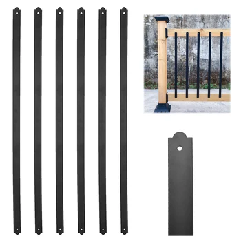 Heavy Duty Flat Straighy Iron Deck Balusters For Wood Composite ...