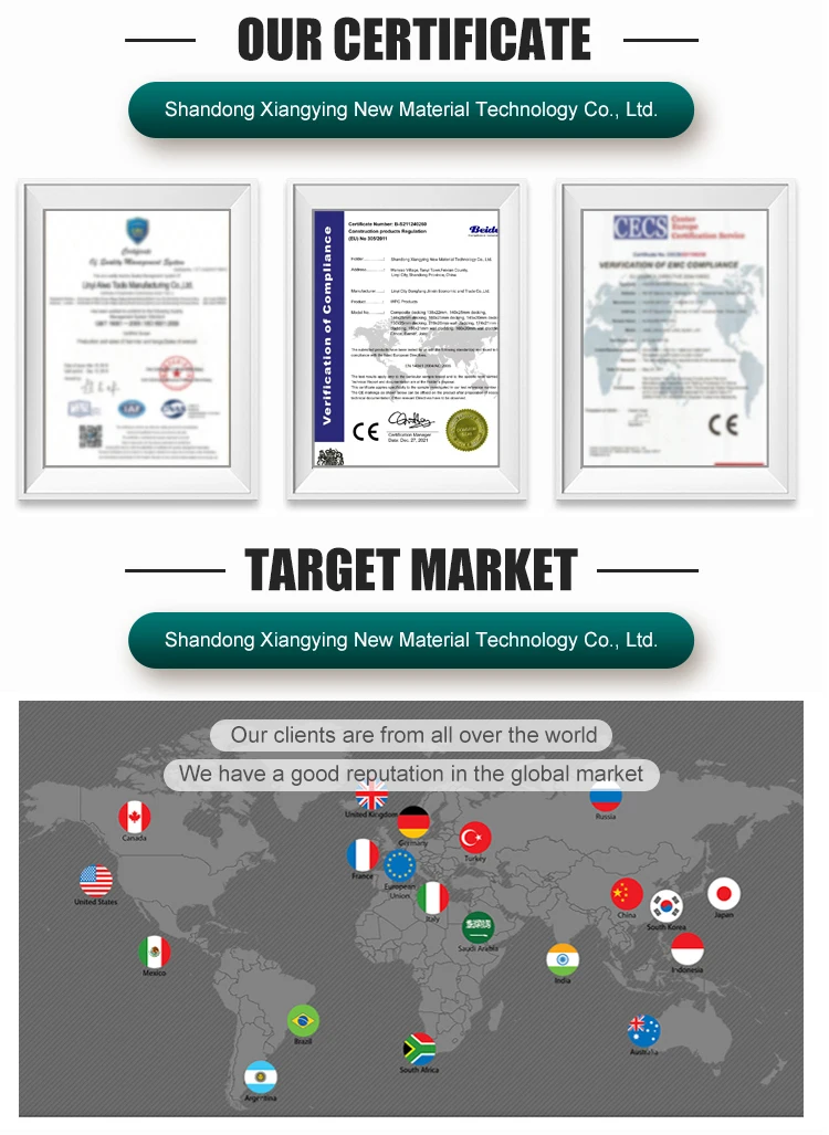 Outdoor One Side Groove Wpc Flooring Wood Plastic Composite Anti-slip ...