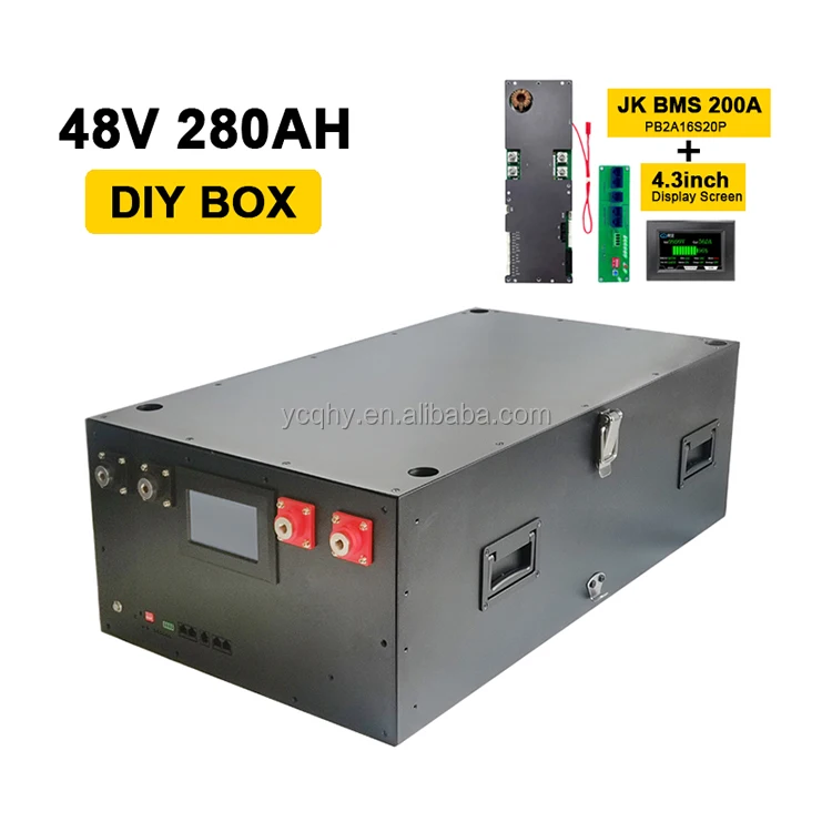 48v 300ah 16s Diy Kits With 16s 200a Bms Battery Box With Power ...