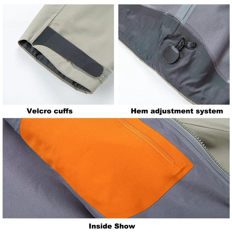 Outdoor 10000mm Hard Shell Jacket - Waterproof & Windproof