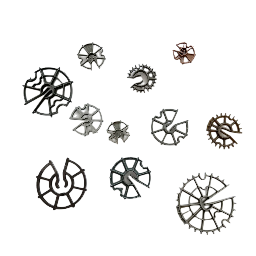 Circles Plastic Vertical Rebar Spacer Star Wheel Concrete Rebar Wheel ...