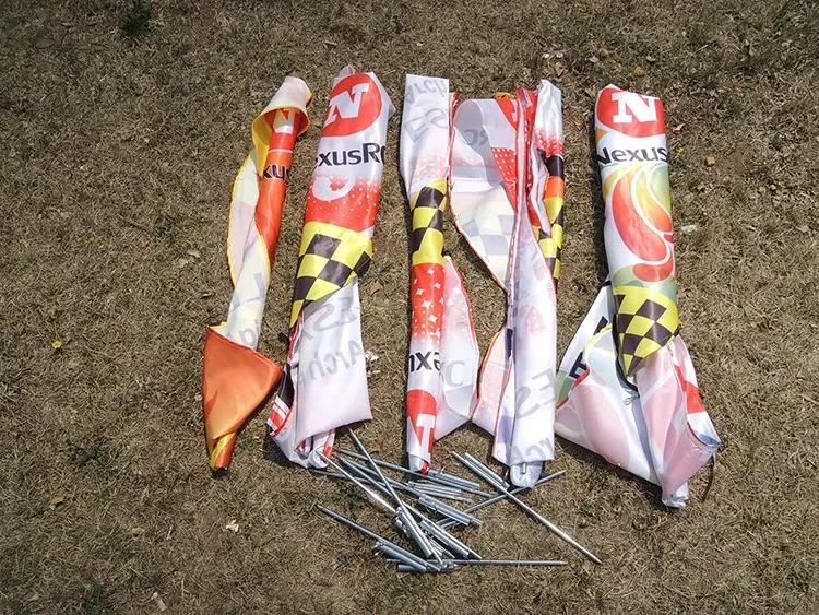 Outdoor Race Gate Banner Flag Easy Set Up Racing Air Drone Gate Flags ...