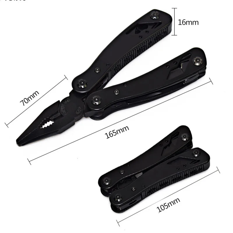 Multitool Pliers 12-in-1 Mini Compact Pocket Pliers Knife File ...
