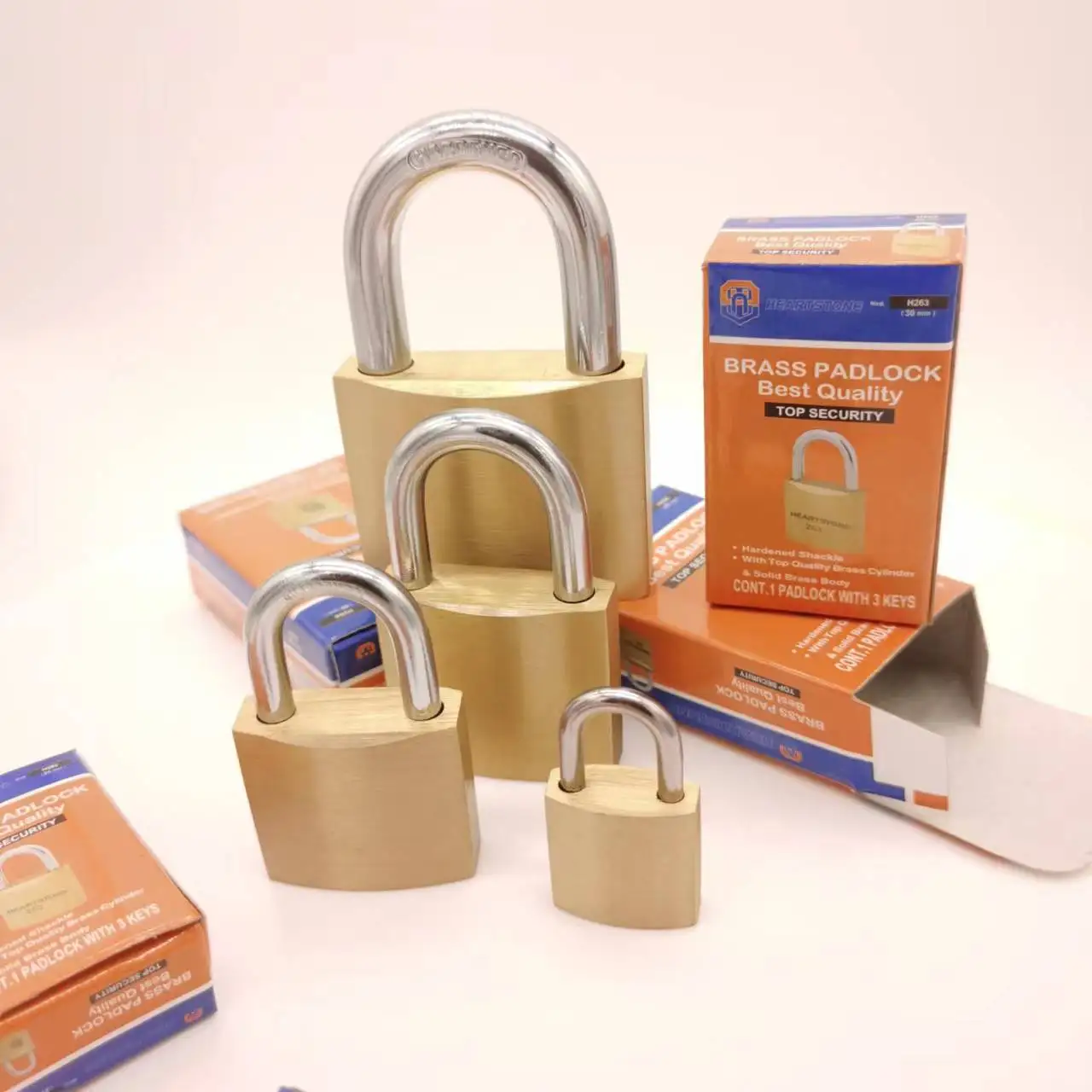 63mm Heavy Brass Locks - Buy Top Security Lock,Brass Lock,Door Lock ...