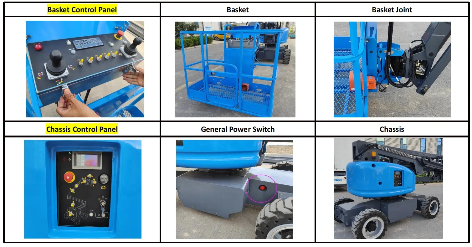 Towable Boom Lift Self Propelled Articulated Boom Lift Man Lift - Buy ...